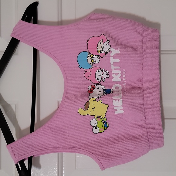 Hello Kitty | Tops | Sanrio Hello Kitty Crop Top | Poshmark